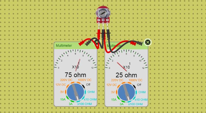 How to use Potentiometer in lab - DCAClab